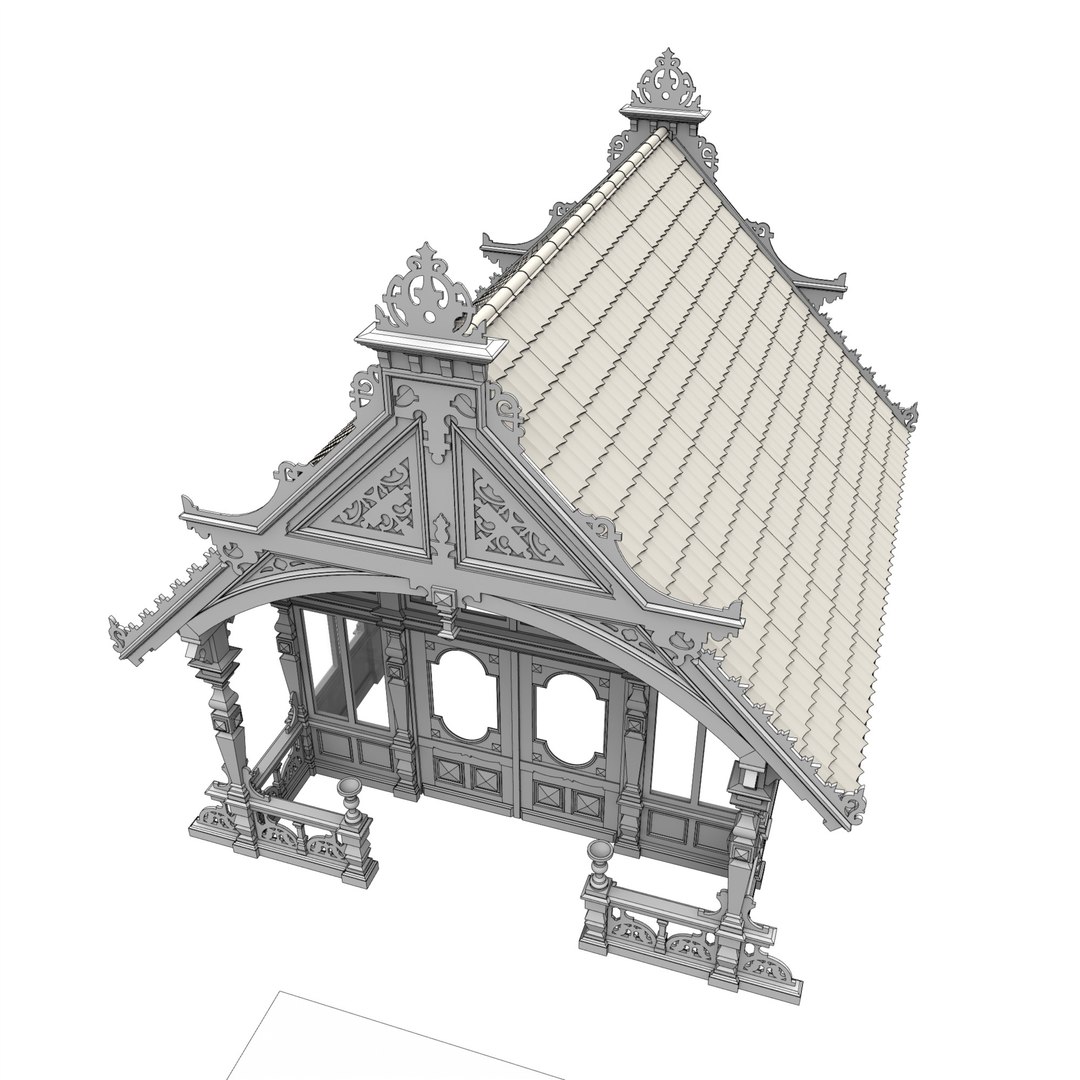 3d Model Solidworks Summer House