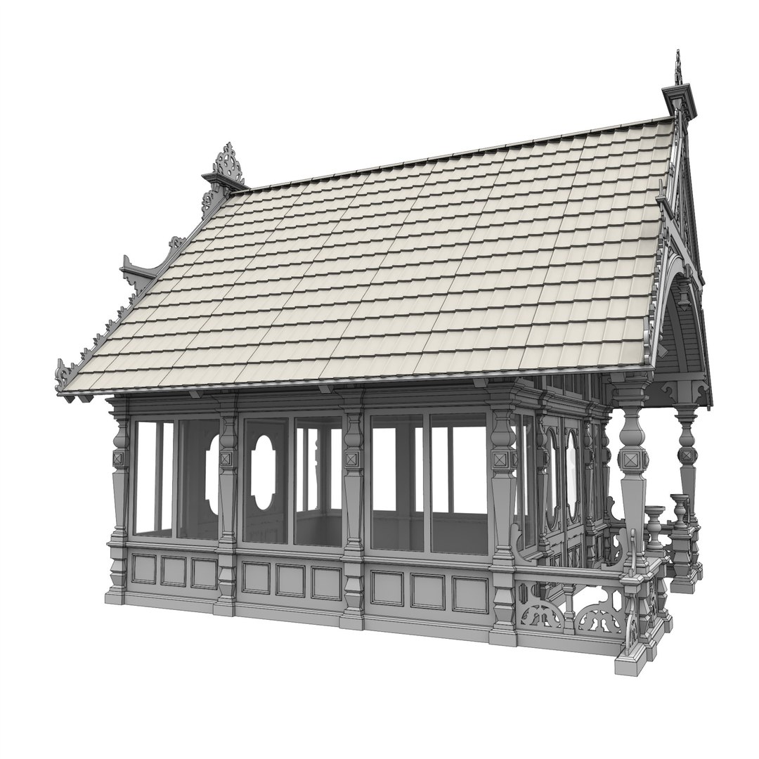 3d Model Solidworks Summer House