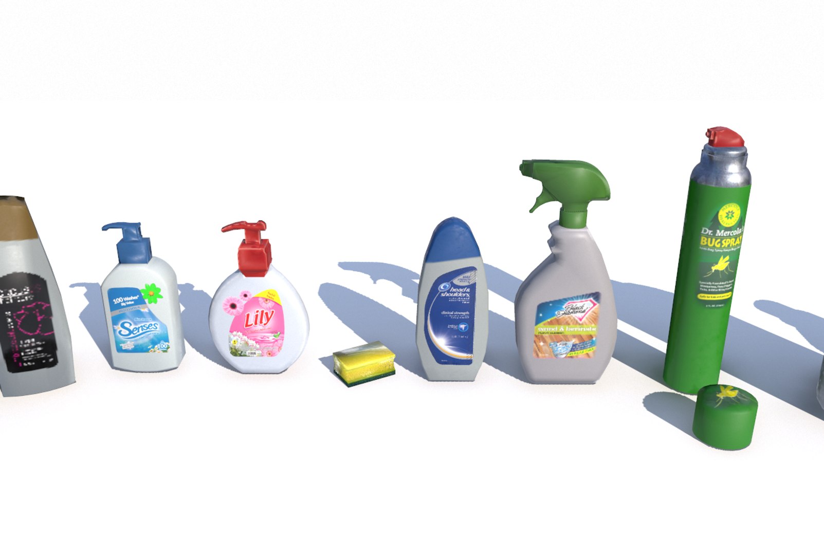 3D Model Cleaning Products - TurboSquid 1221993