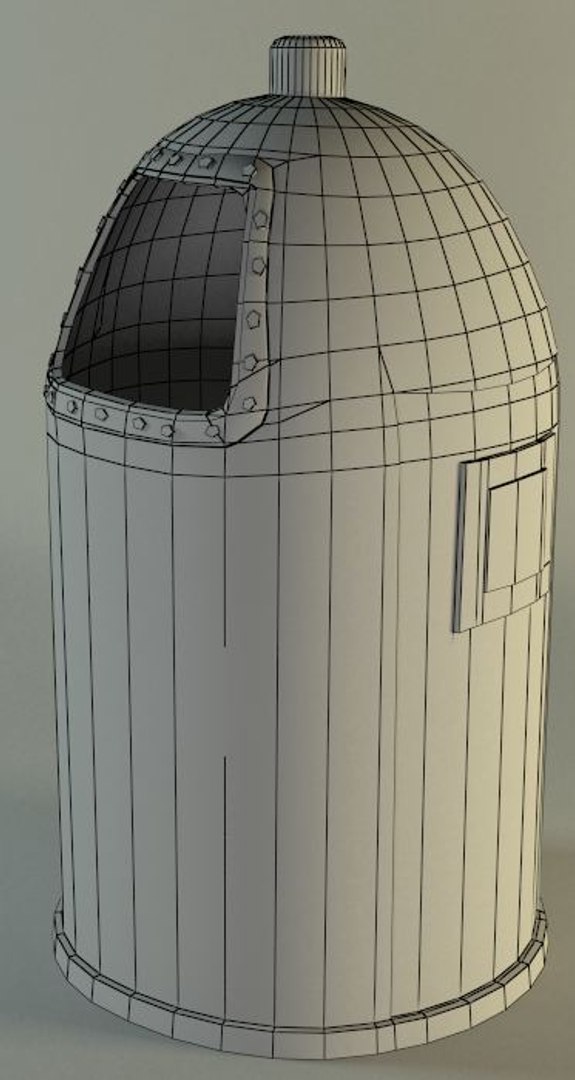 Cartoony Vat 3d Obj