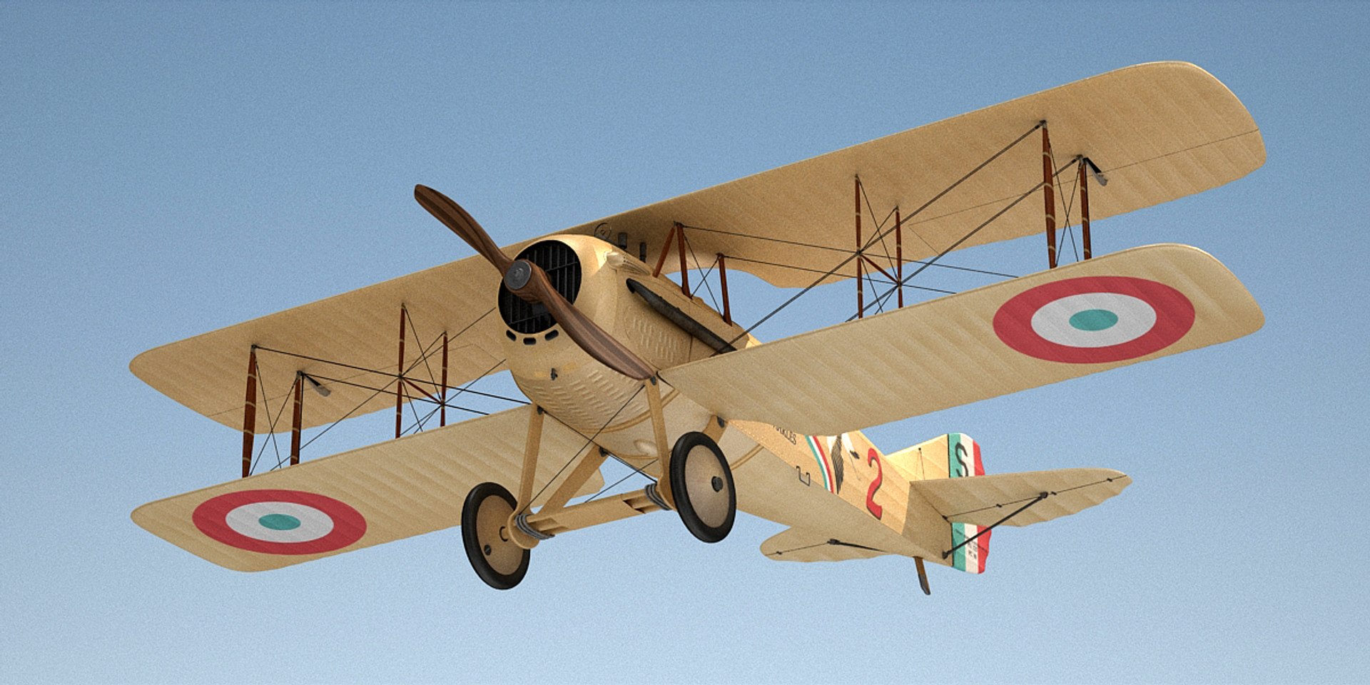 Spad S Xiii 3D Model - TurboSquid 1375671