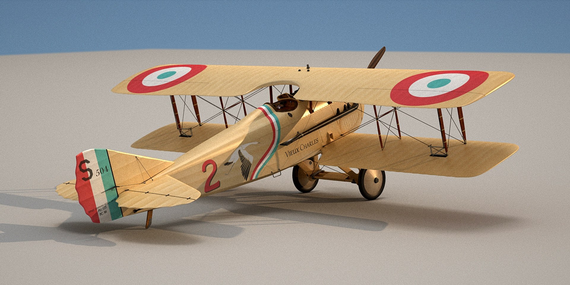 Spad S Xiii 3D Model - TurboSquid 1375671