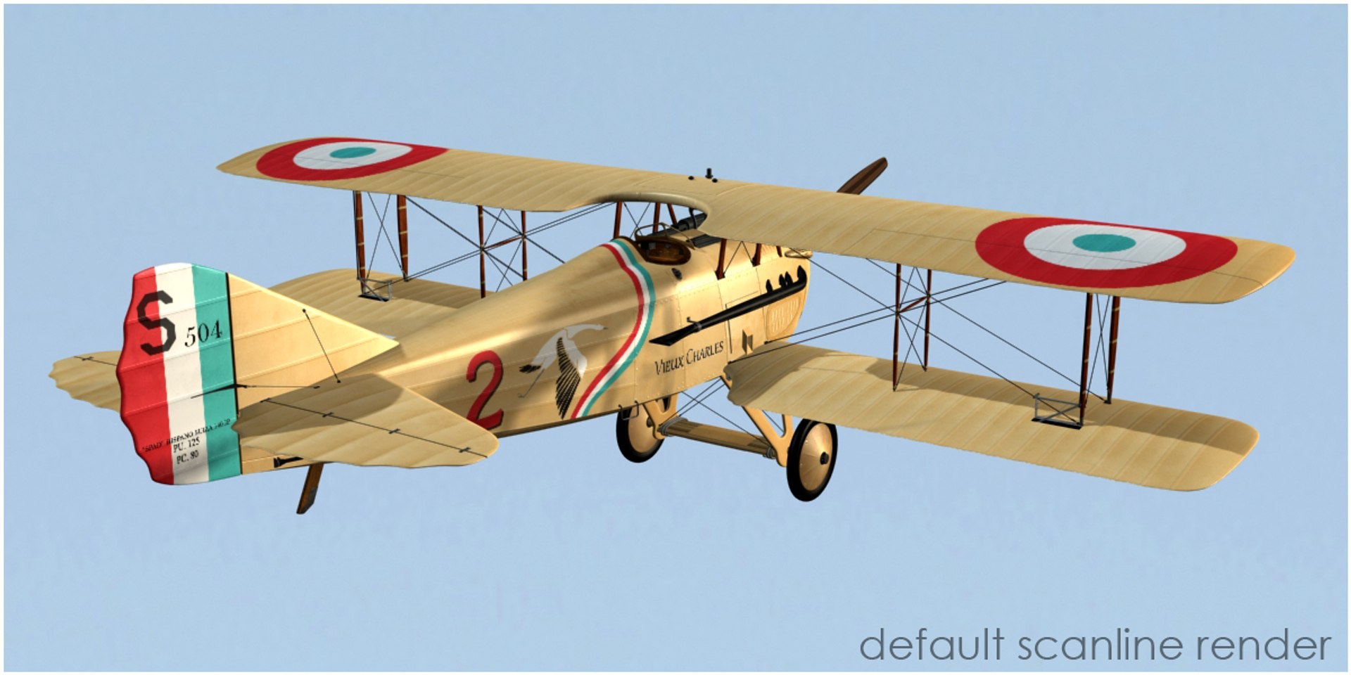 Spad S Xiii 3D Model - TurboSquid 1375671