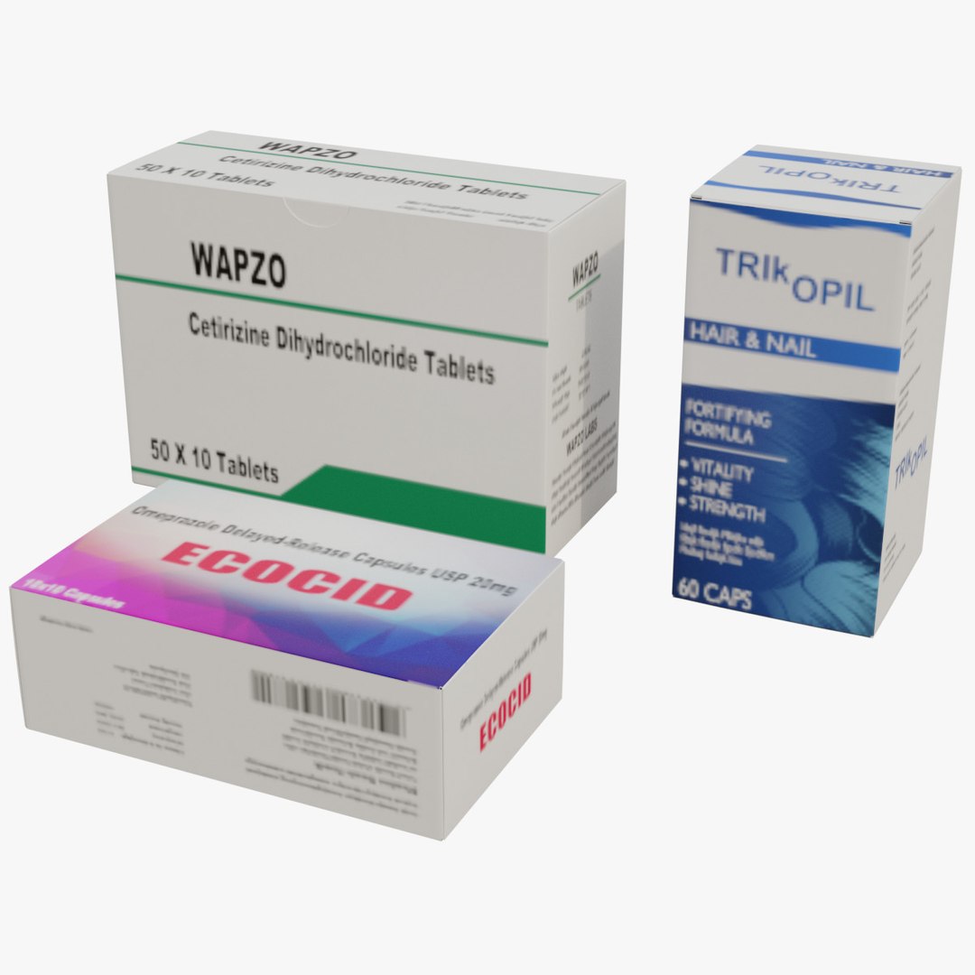 3D Medicine Box 1A Model - TurboSquid 2098598