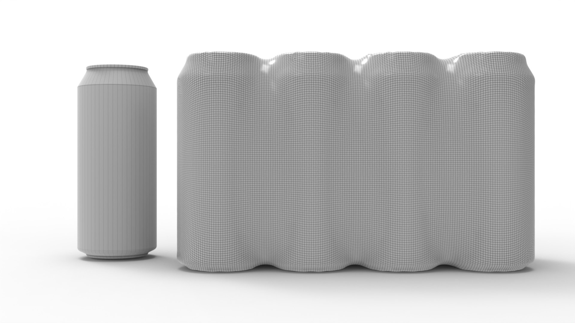 Eight Pack Packaging Beverage Soda Cans 1000ml 3D - TurboSquid 2226999