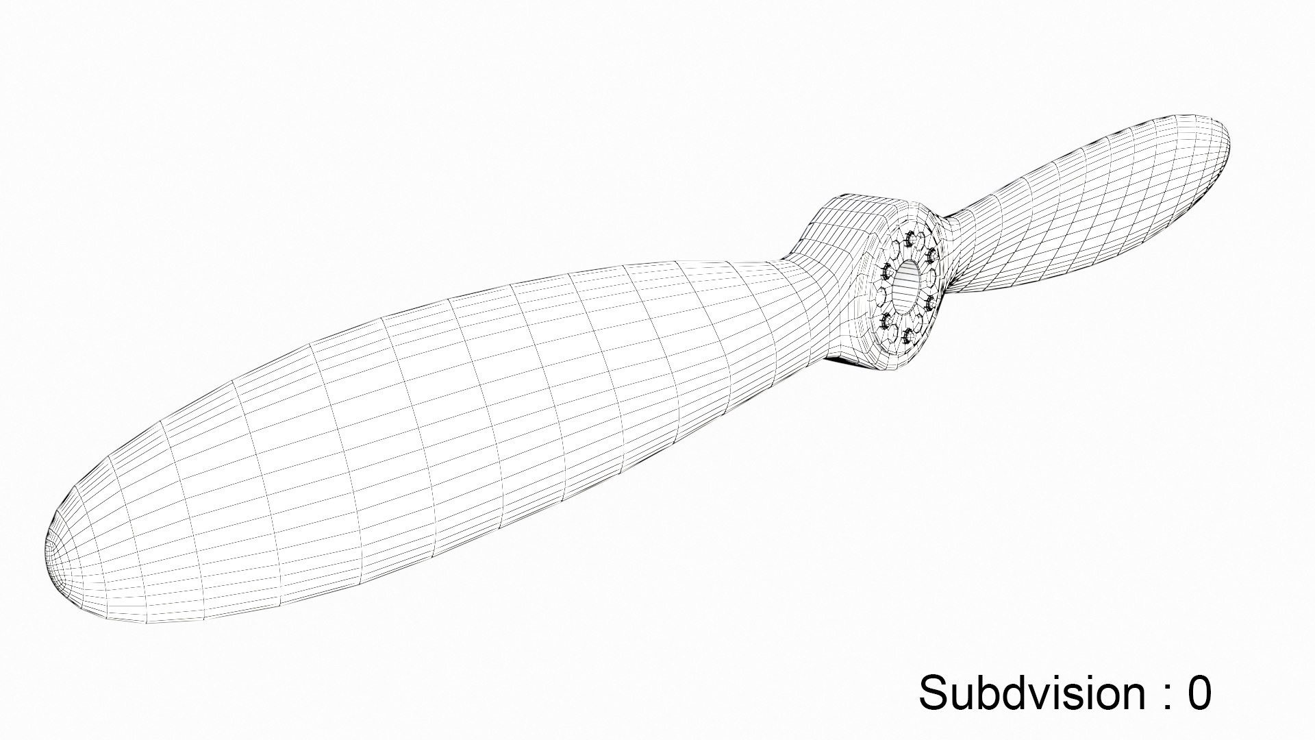 Wooden Propeller 3D Model - TurboSquid 1872338