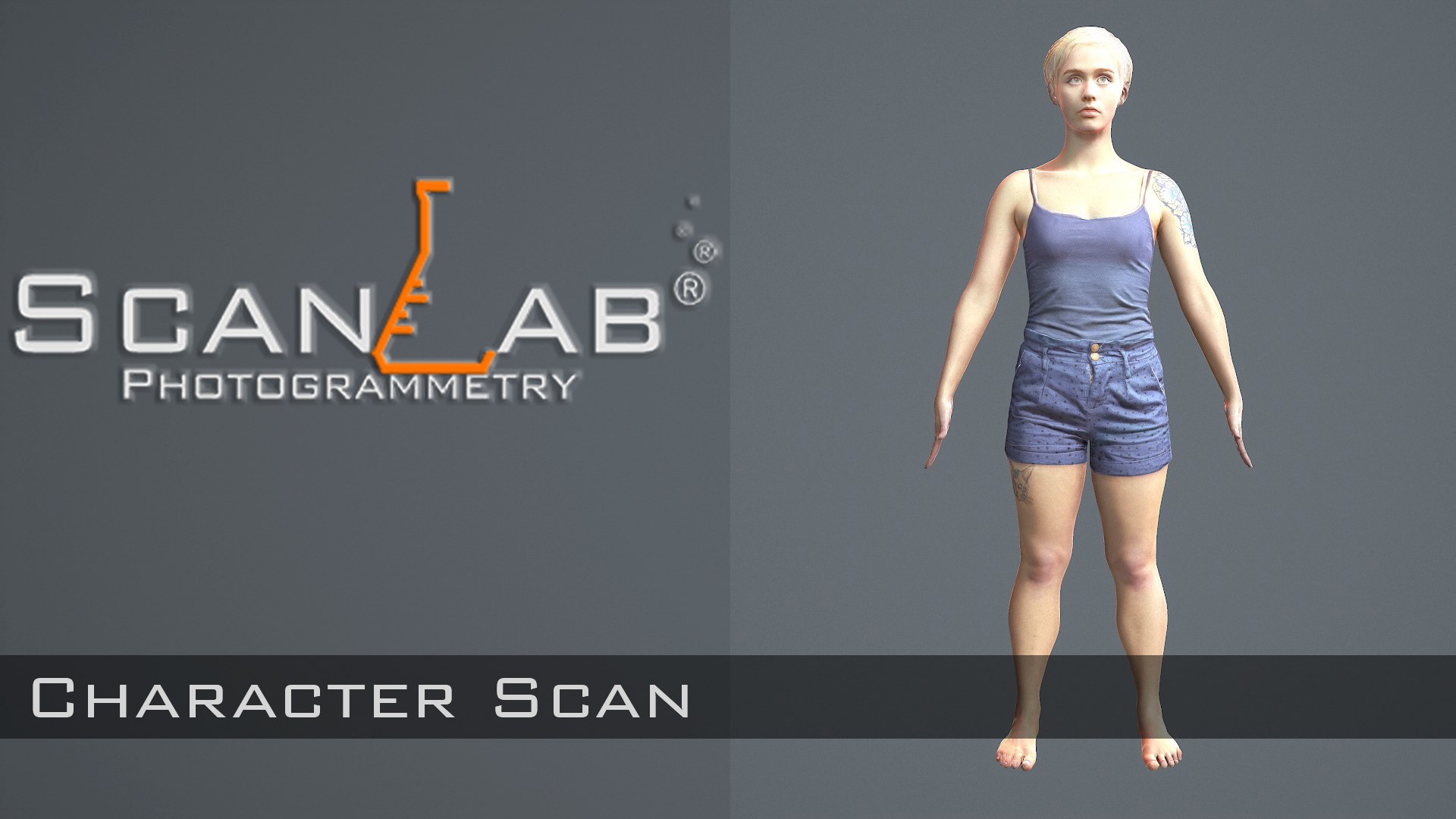 Amanda Female Body Scan Fbx