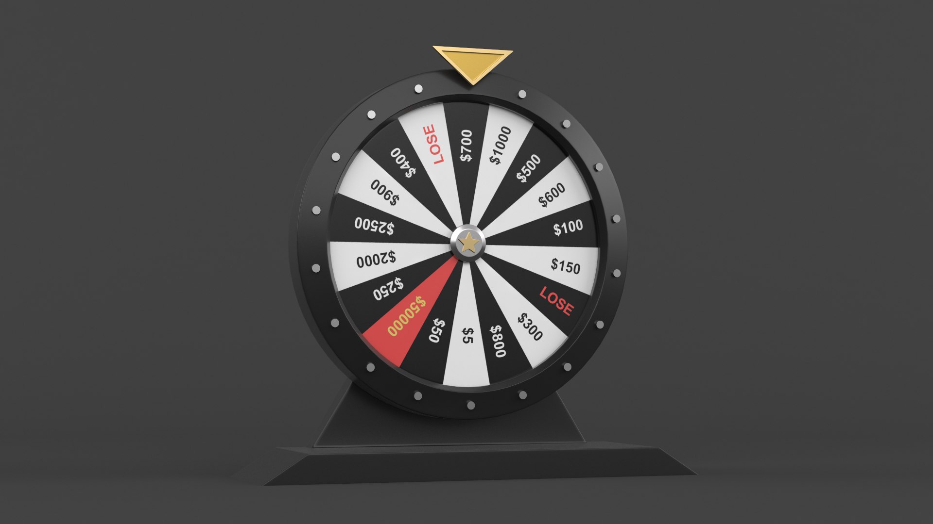 Wheel Of Fortune 3D Model - TurboSquid 2128729