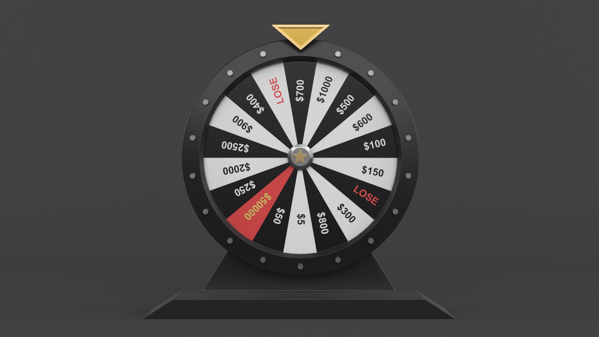Wheel Of Fortune 3D Model - TurboSquid 2128729