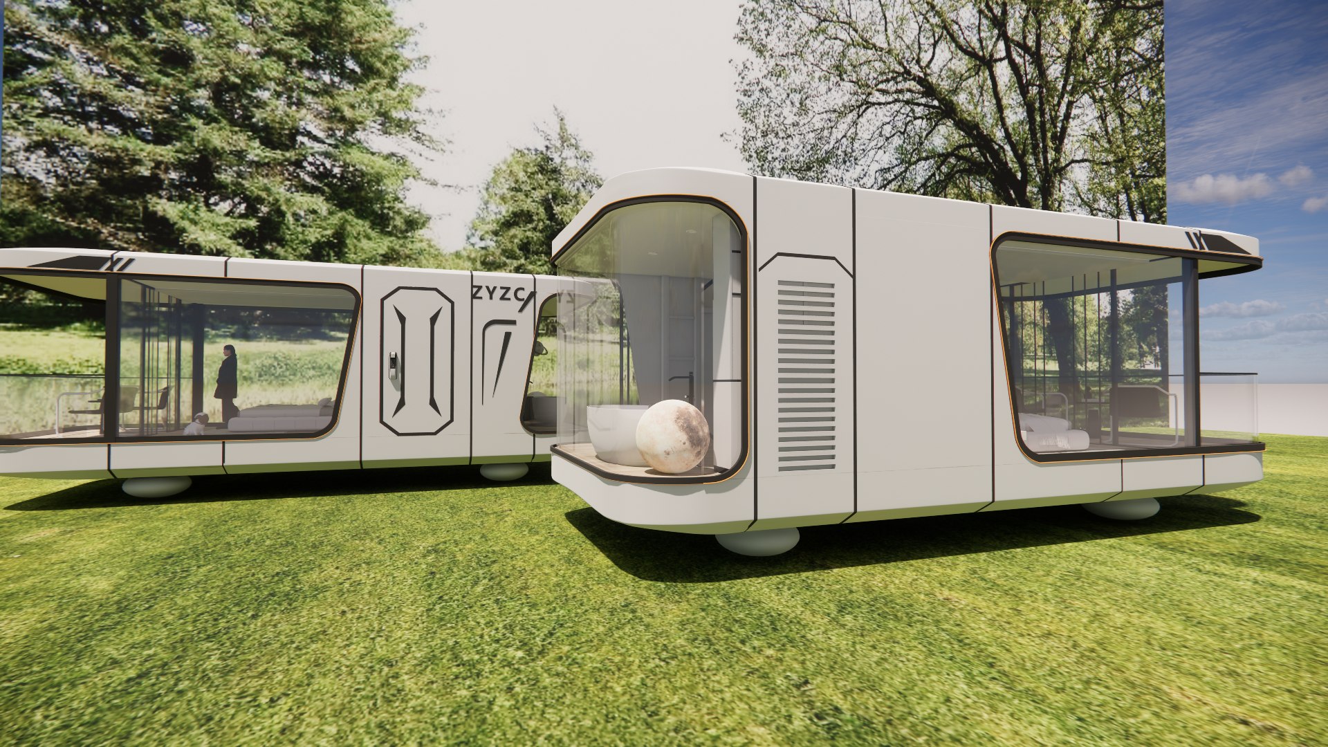 3D Capsule Room -A5 Model - TurboSquid 2377889