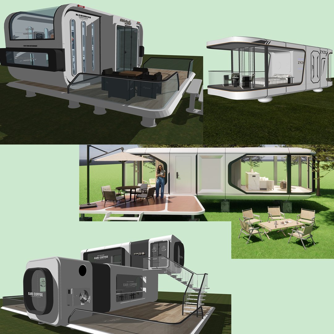 3D Capsule Room -A5 Model - TurboSquid 2377889