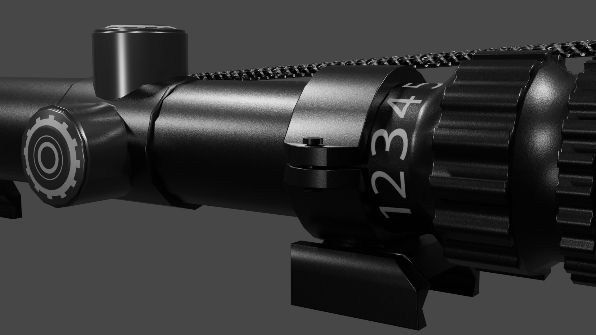 3D 8x Scope - TurboSquid 1742933