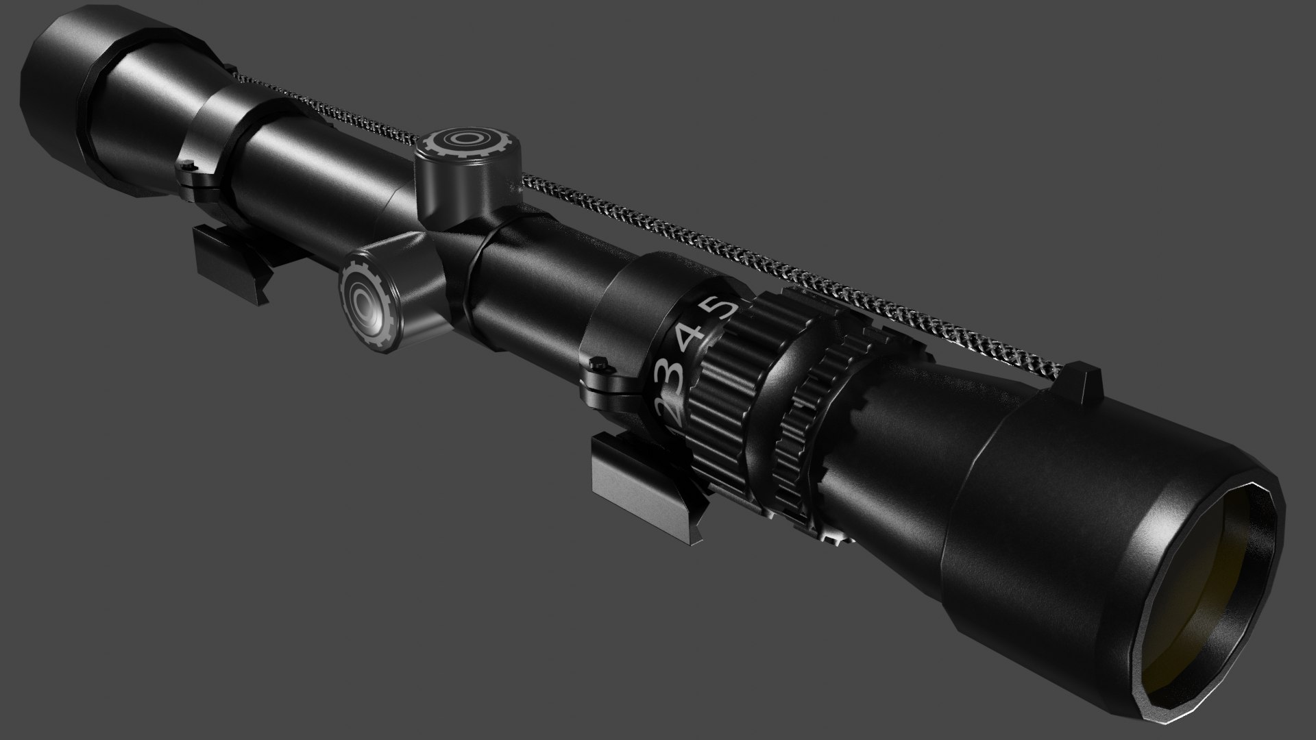 3D 8x Scope - TurboSquid 1742933