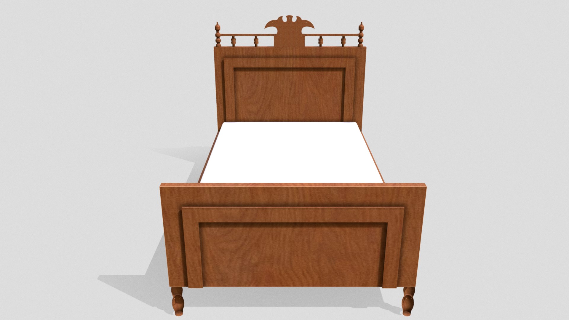 3D Big Bed - TurboSquid 2144221