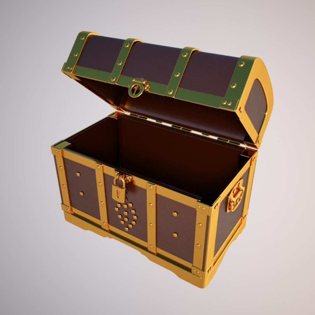 3d crate chest