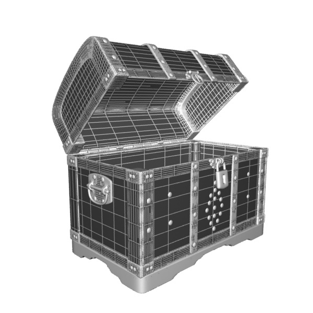 3d crate chest