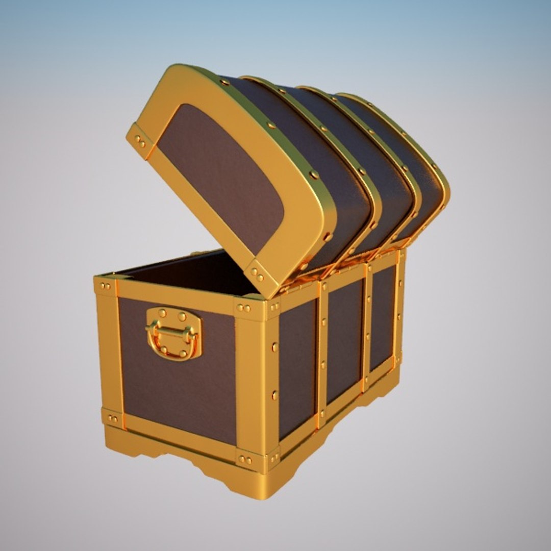 3d crate chest