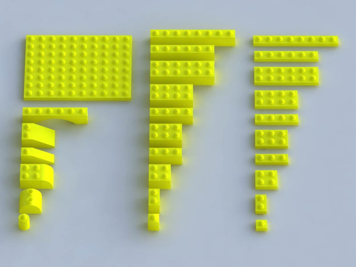 3ds Max Lego Building Blocks