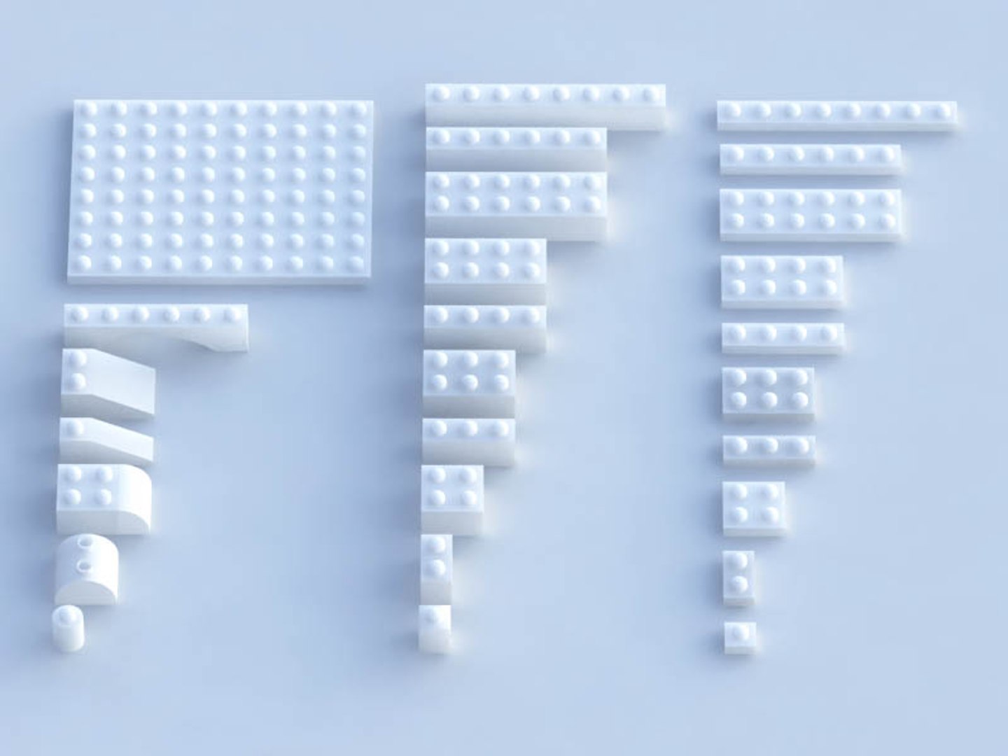 3ds Max Lego Building Blocks
