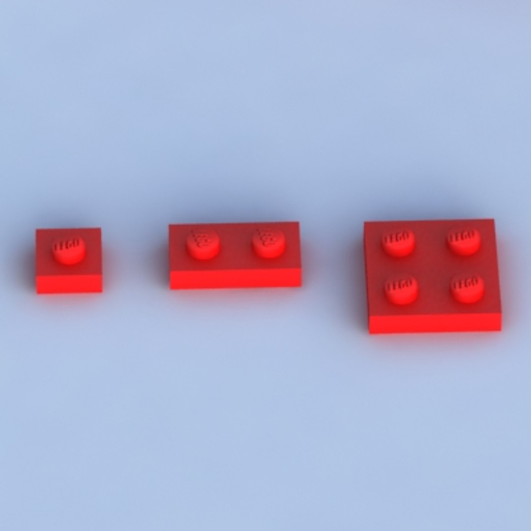 3ds Max Lego Building Blocks