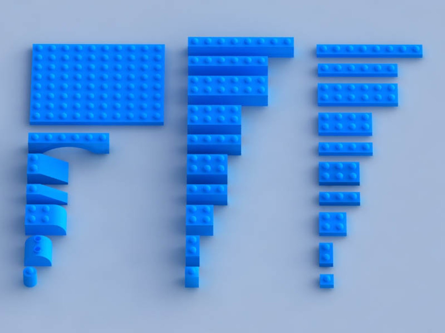 3ds Max Lego Building Blocks