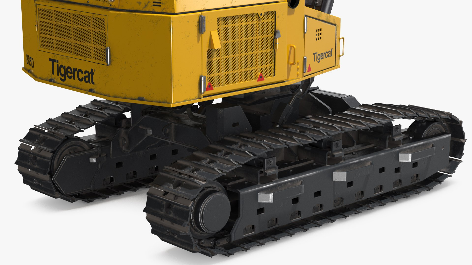 Tigercat 855d tracked feller 3D model - TurboSquid 1487502