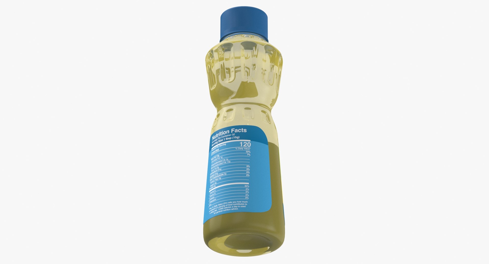 Bottled Cooking Oil 01 Blank and Generic Label 3D model - TurboSquid ...