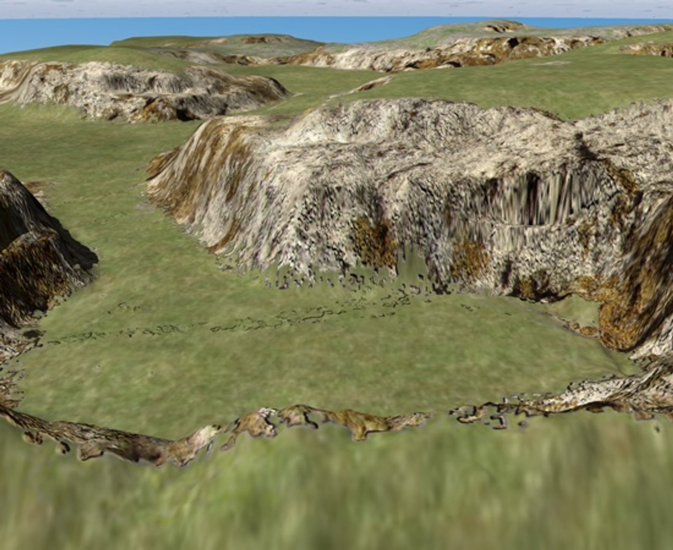 terrain 3d model