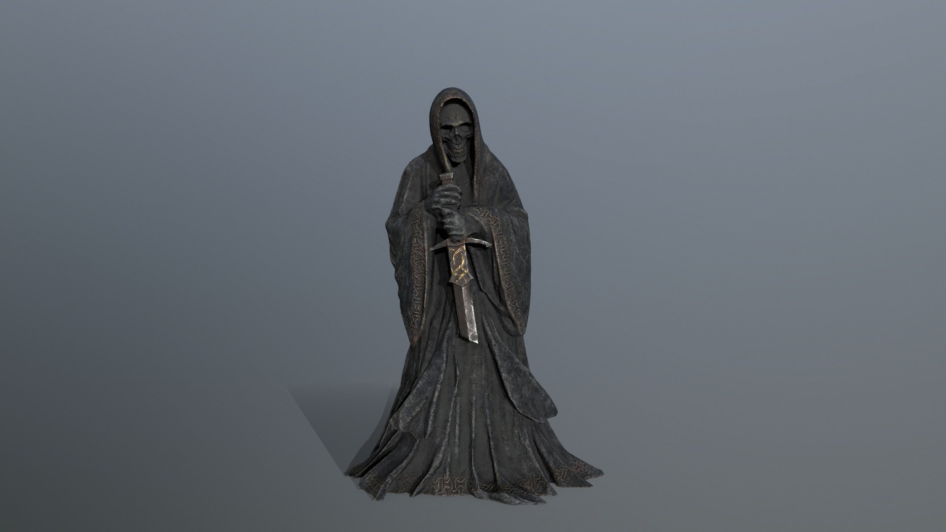 3D Dark Statue Model - TurboSquid 2361525