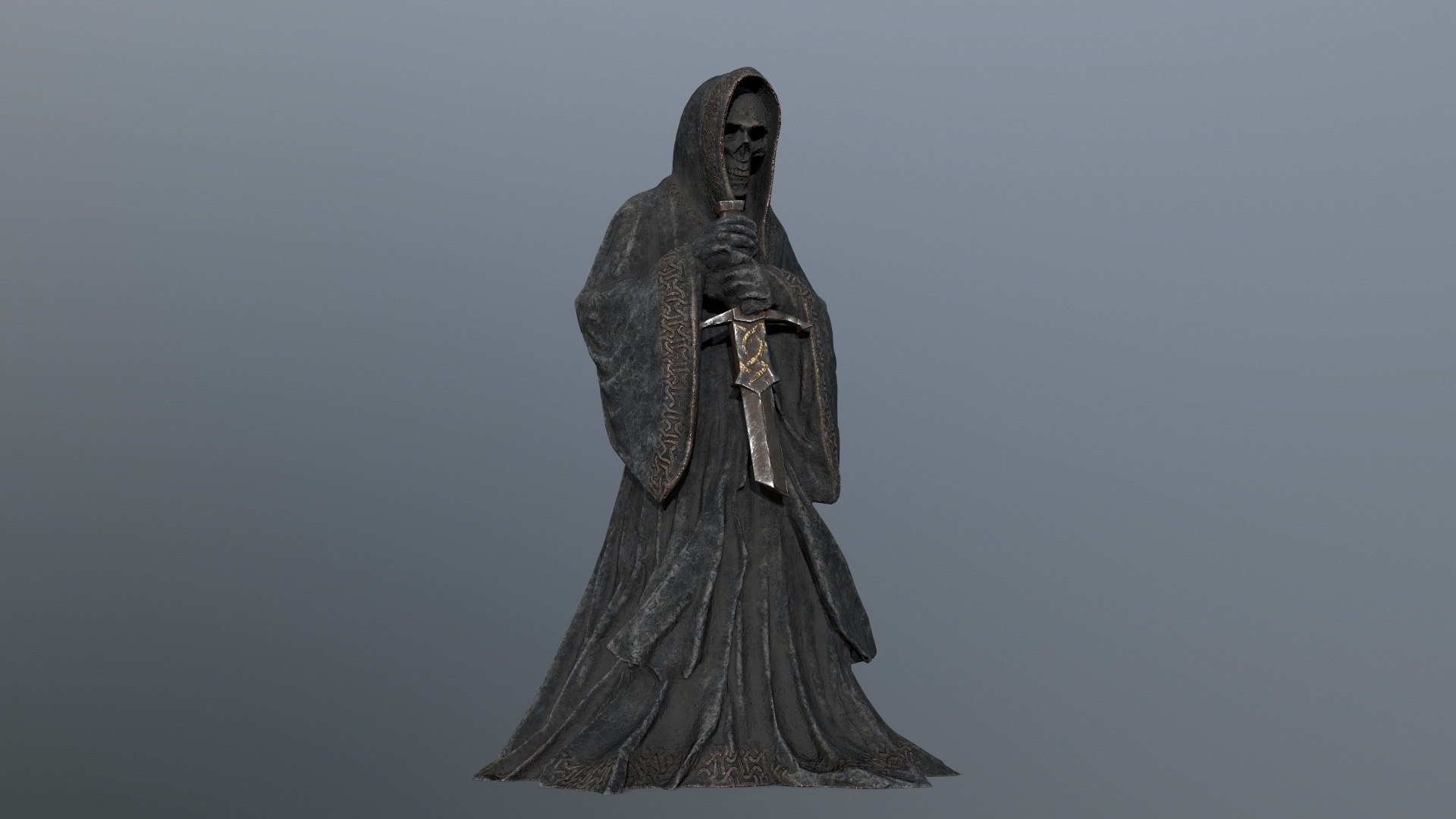 3D Dark Statue Model - TurboSquid 2361525
