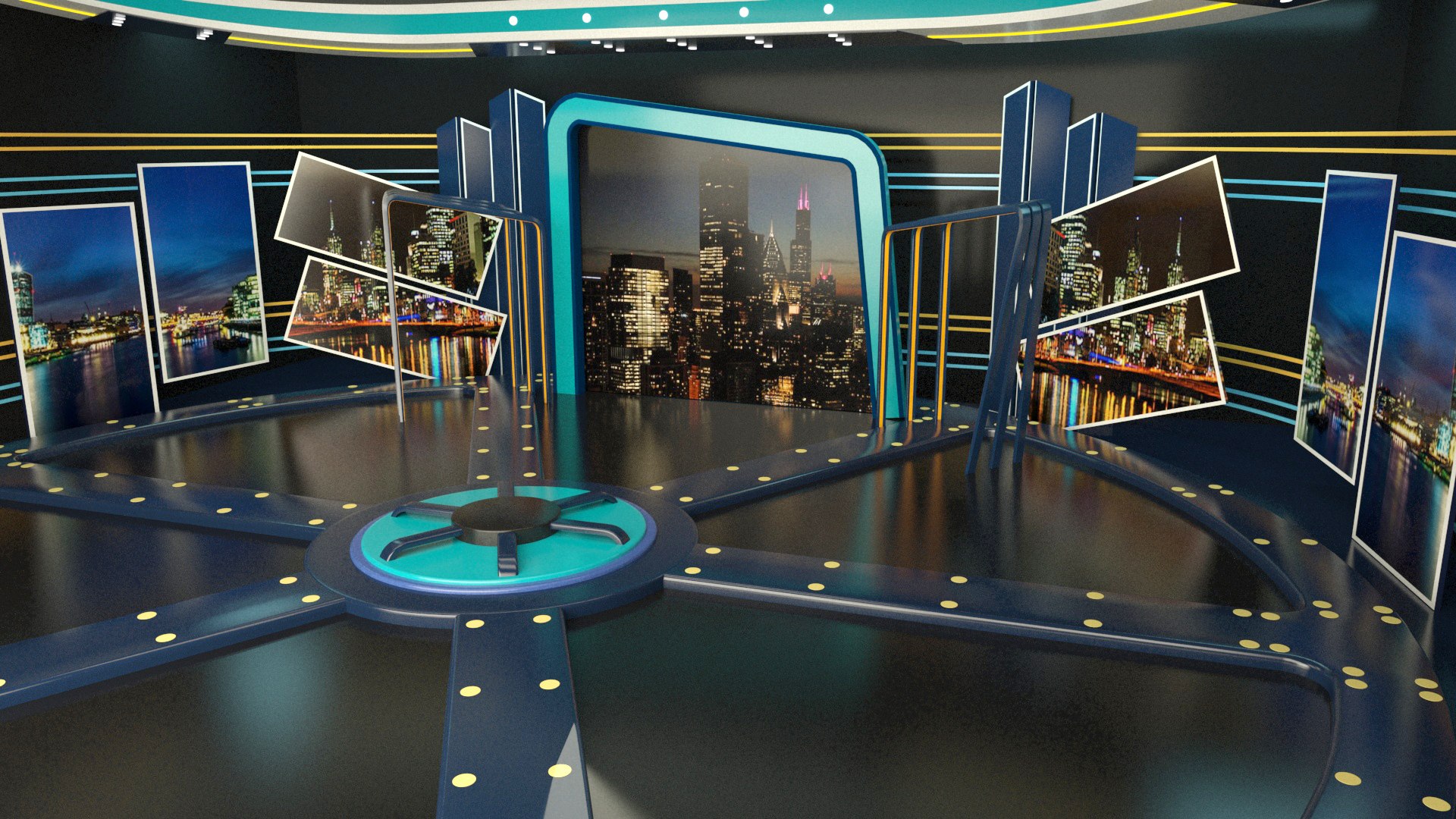 3D model Tv Studio Design - TurboSquid 1769948