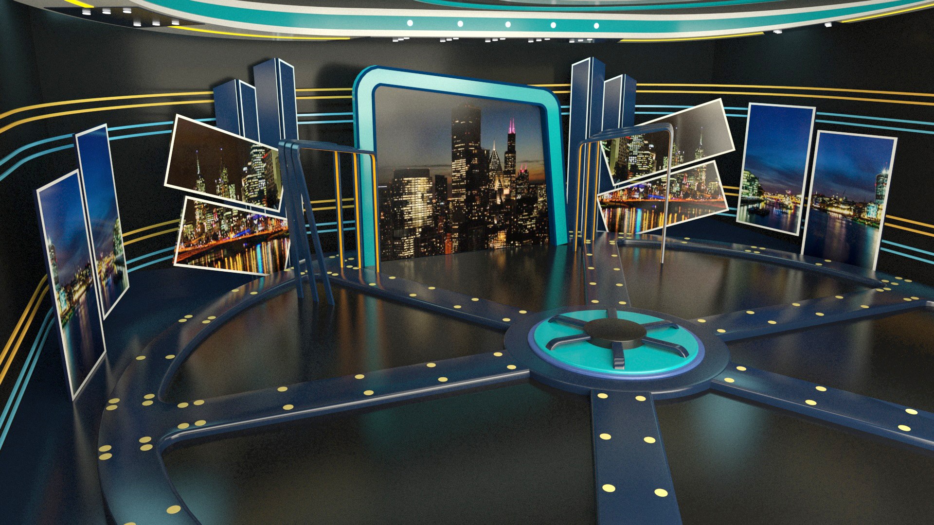 3D model Tv Studio Design - TurboSquid 1769948