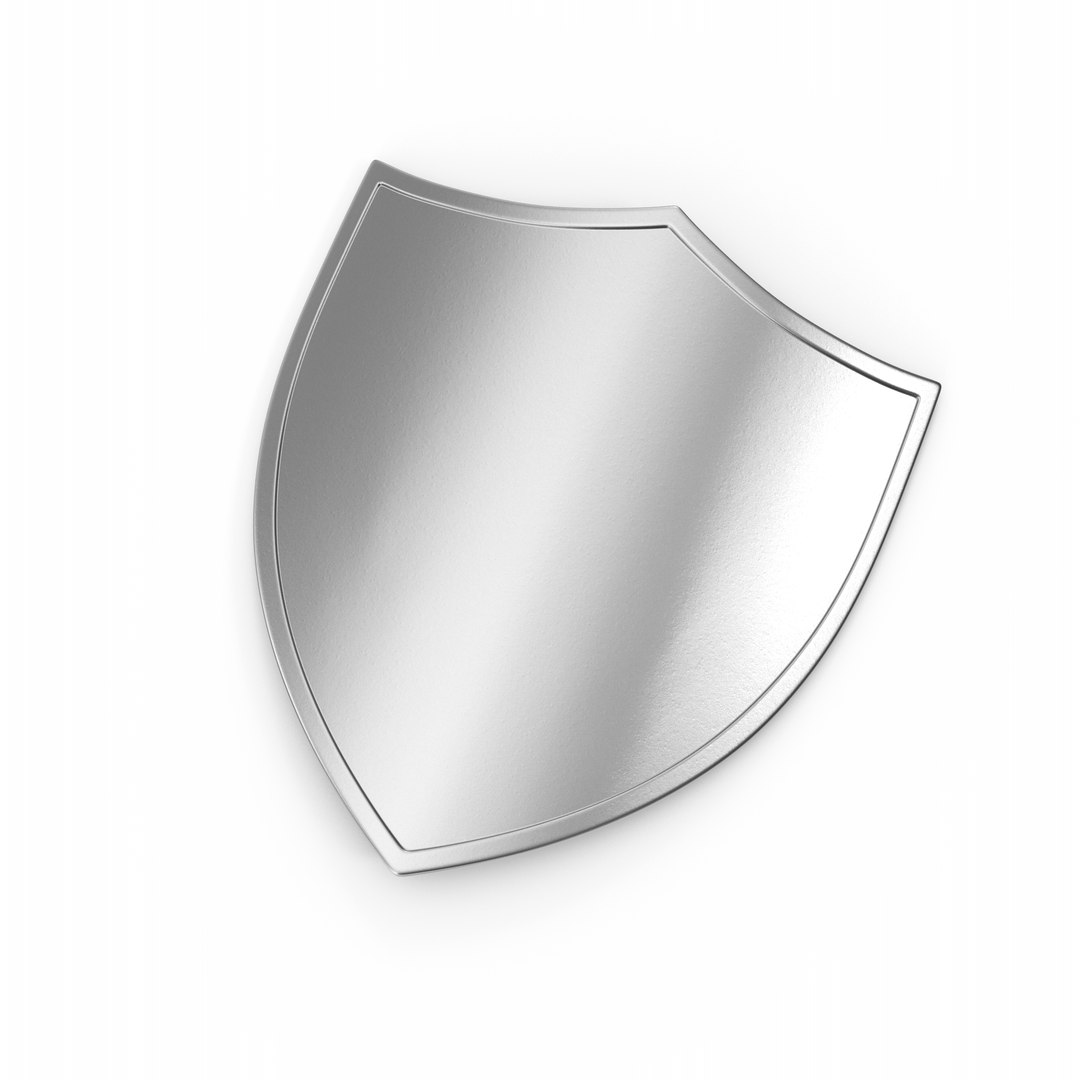Silver Shield 3D Model - TurboSquid 1975093