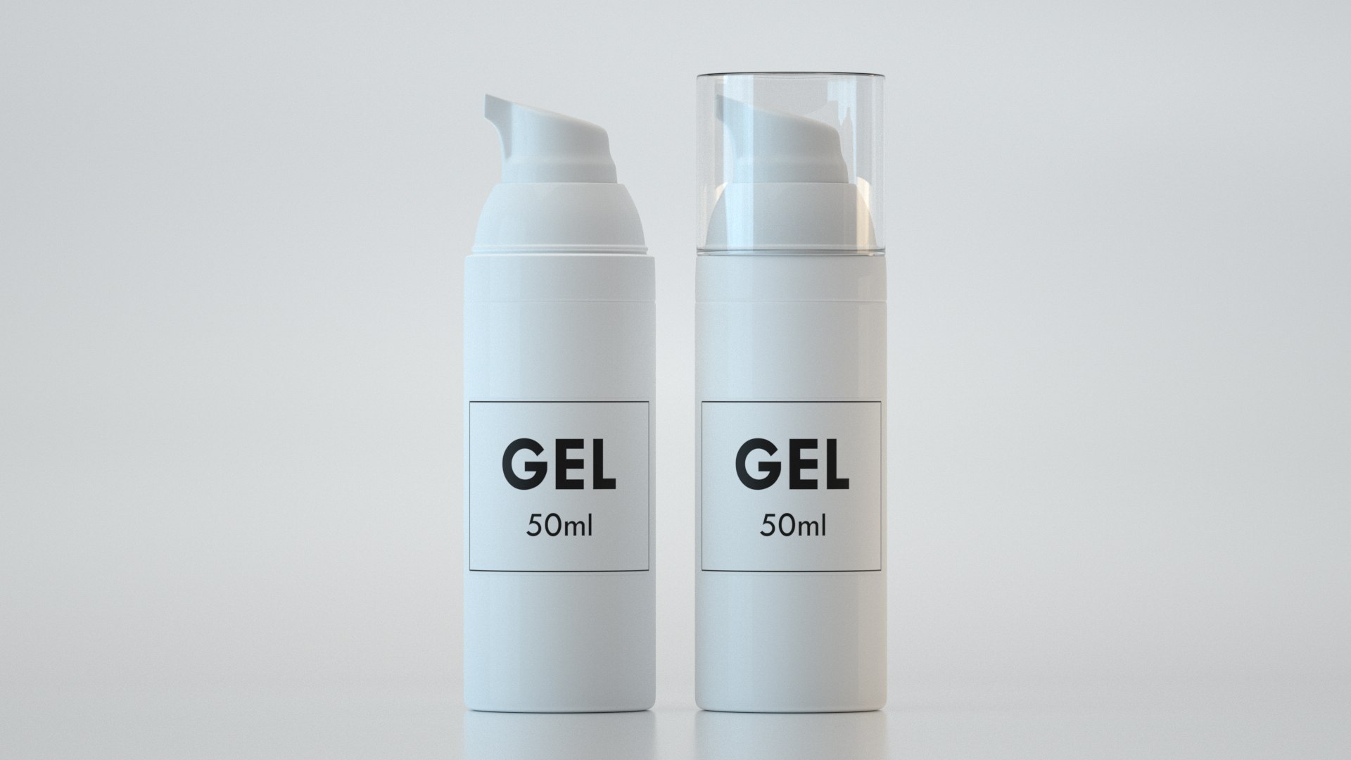 Gel Bottle Pump 3D Model - TurboSquid 1677894