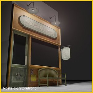 3D Storefront Models | TurboSquid