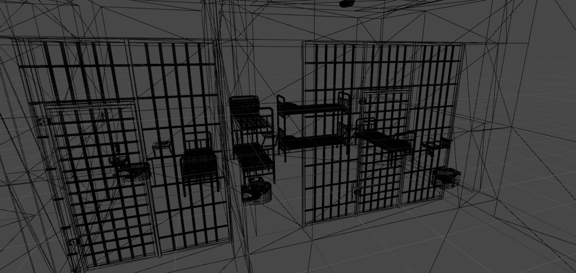 Vr Prison Cell Interior 3D Model - TurboSquid 1433818