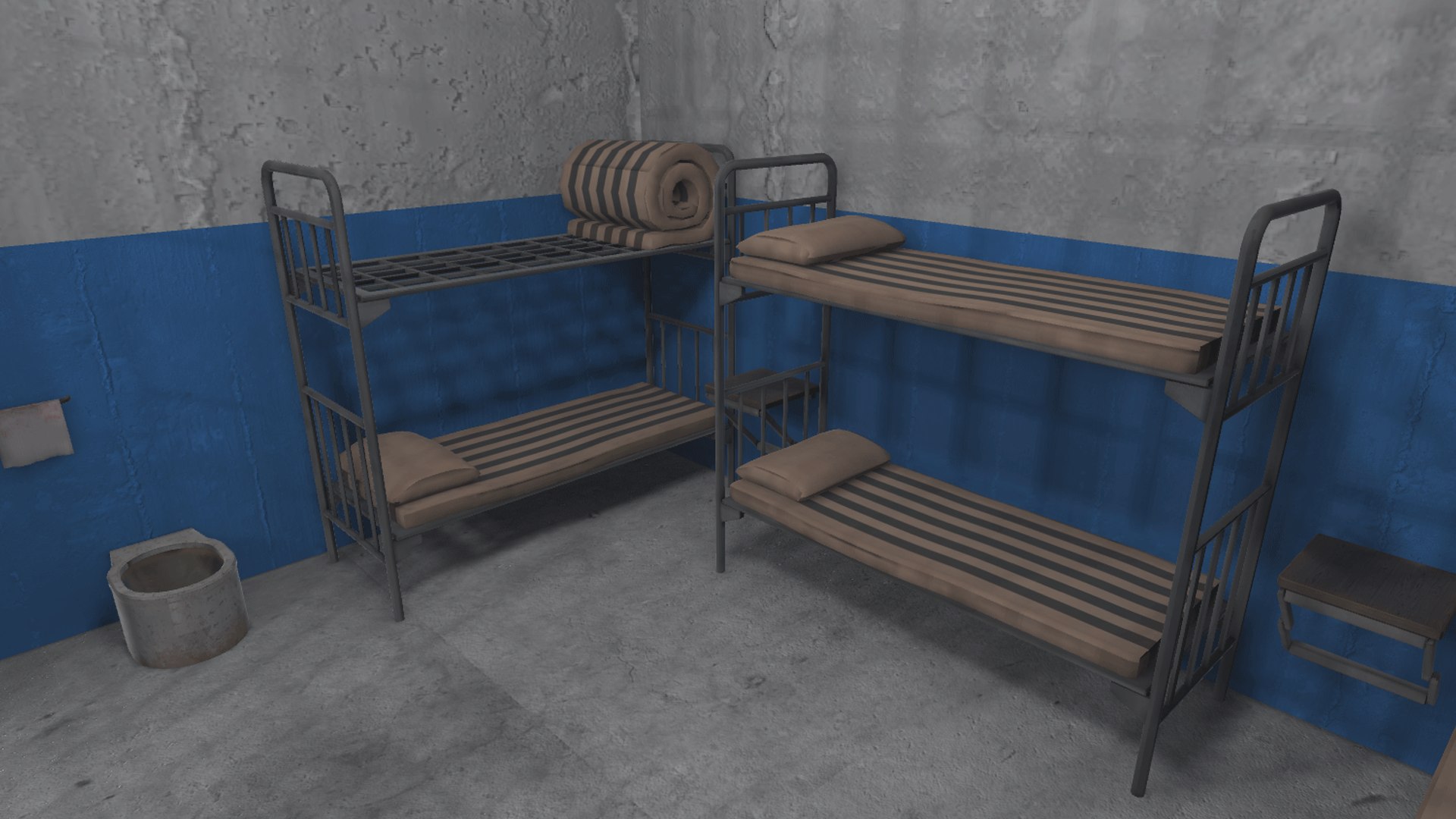 Vr Prison Cell Interior 3D Model - TurboSquid 1433818