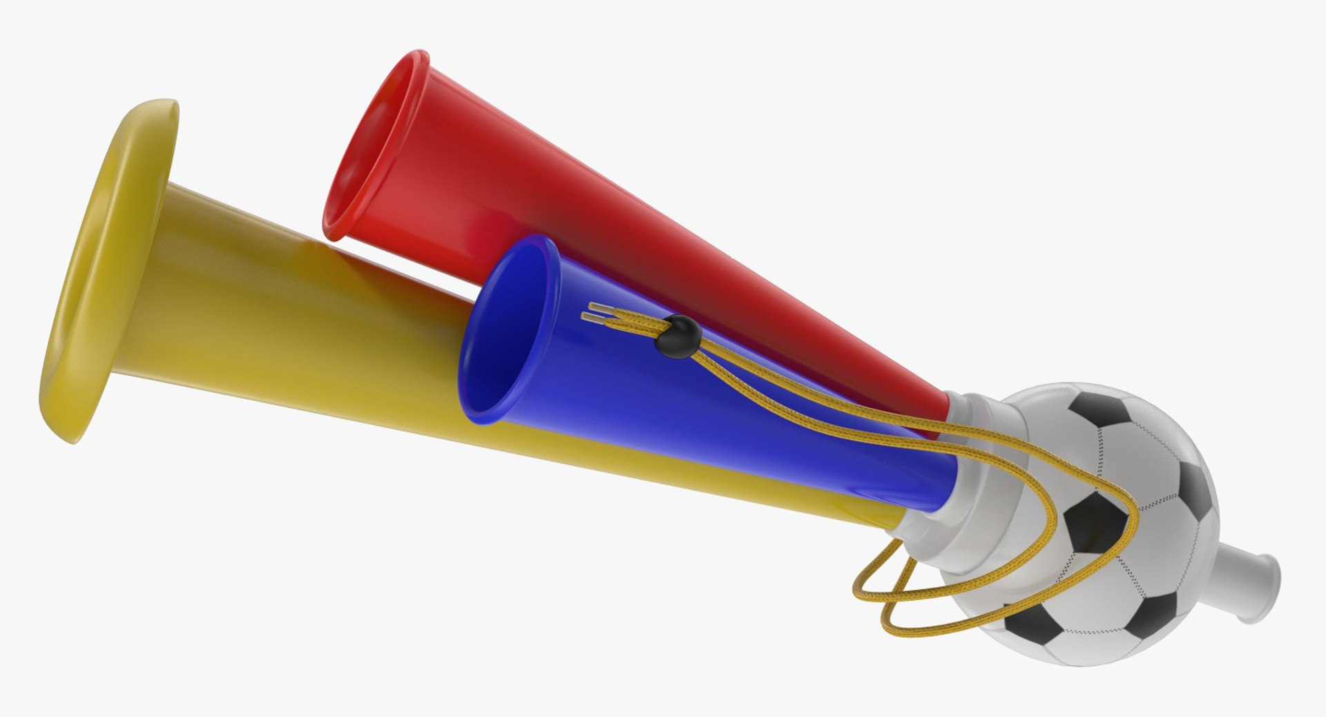 Soccer Horn Toy Megaphone 3D Model - TurboSquid 1307360