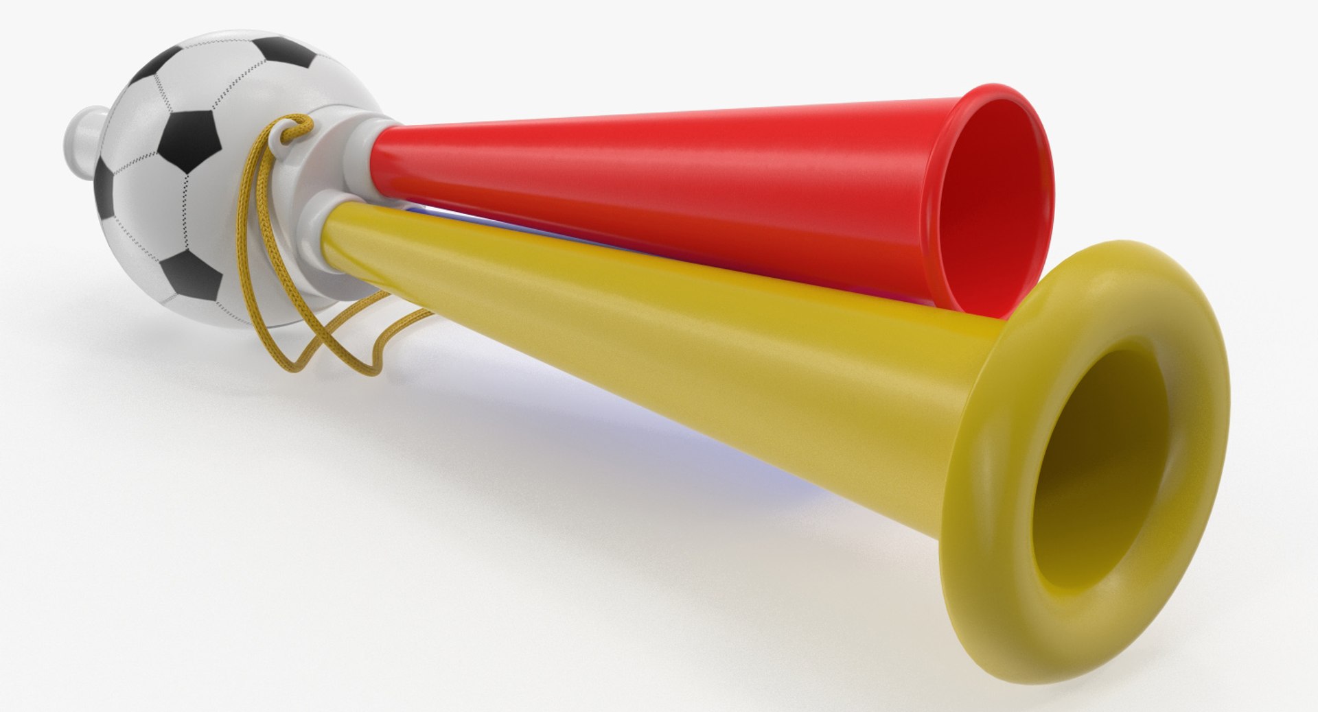 Soccer Horn Toy Megaphone 3D Model - TurboSquid 1307360