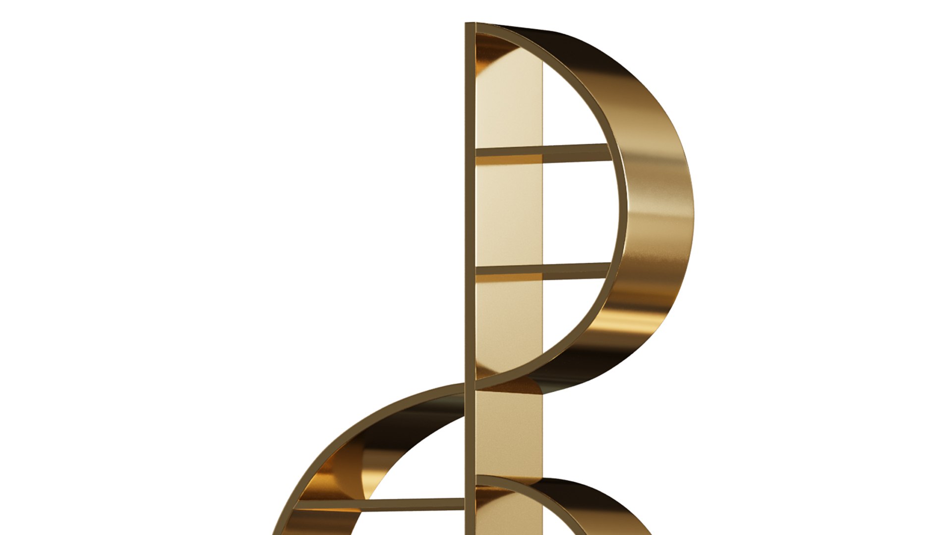 Musical Note Bookshelf 3D Model - TurboSquid 2228993