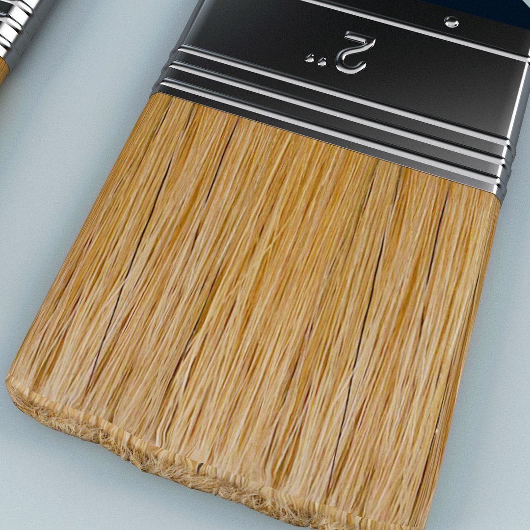 3d paint brushes v2 model