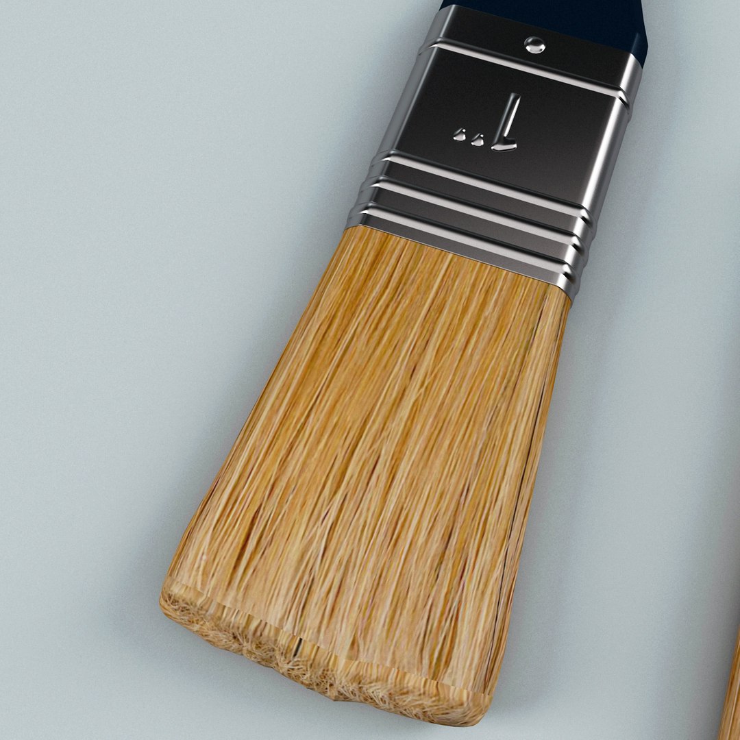 3d paint brushes v2 model