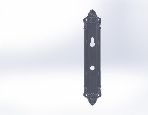 3D Door Handle - Mortise model - TurboSquid 1881718