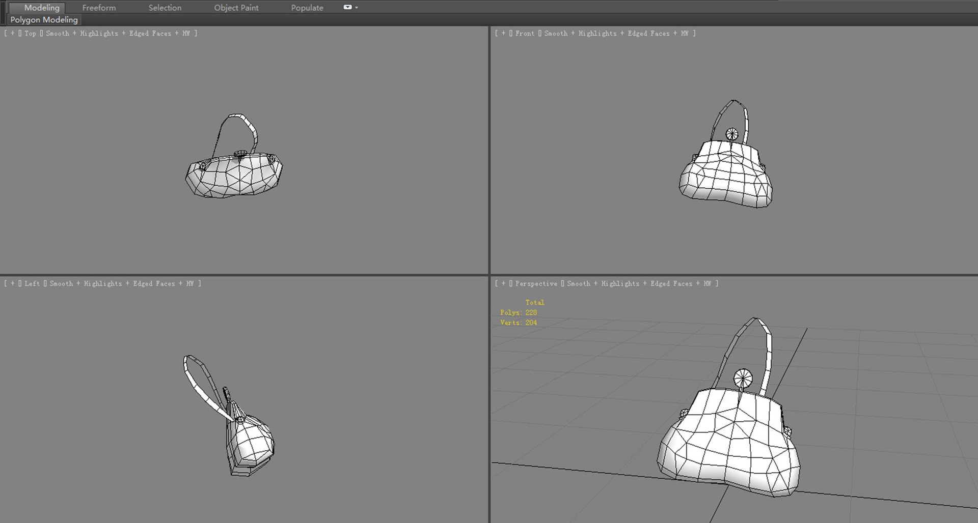 3D cartoon crossbody bag for girl Low-poly 3D model - TurboSquid 1954767