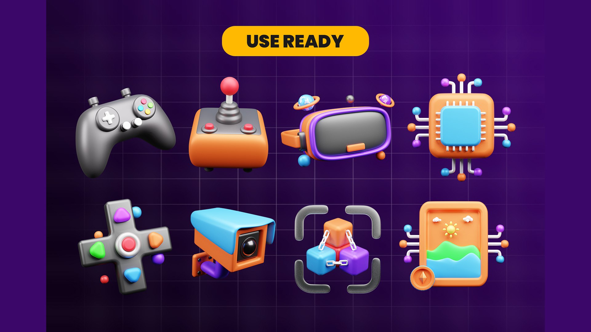 3D Metaverse Gaming 3d Illustration Icon Pack - TurboSquid 2245739