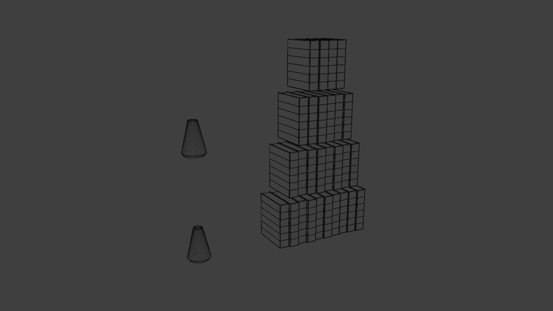 Modern Wave Bookshelf Model - TurboSquid 2281880