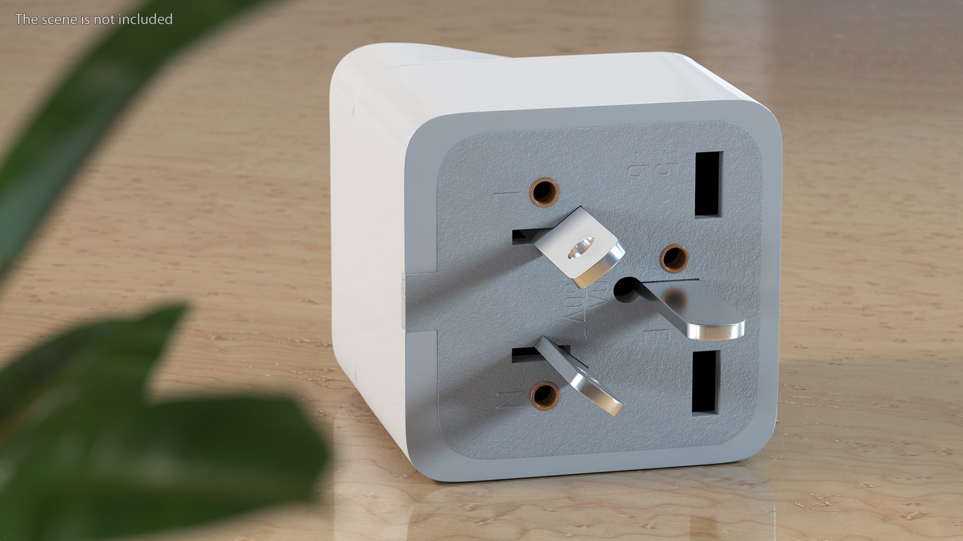 Electrical Plug Type I Adapter White 3D - TurboSquid 1842347