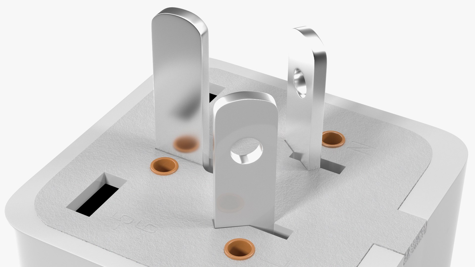 Electrical Plug Type I Adapter White 3D - TurboSquid 1842347