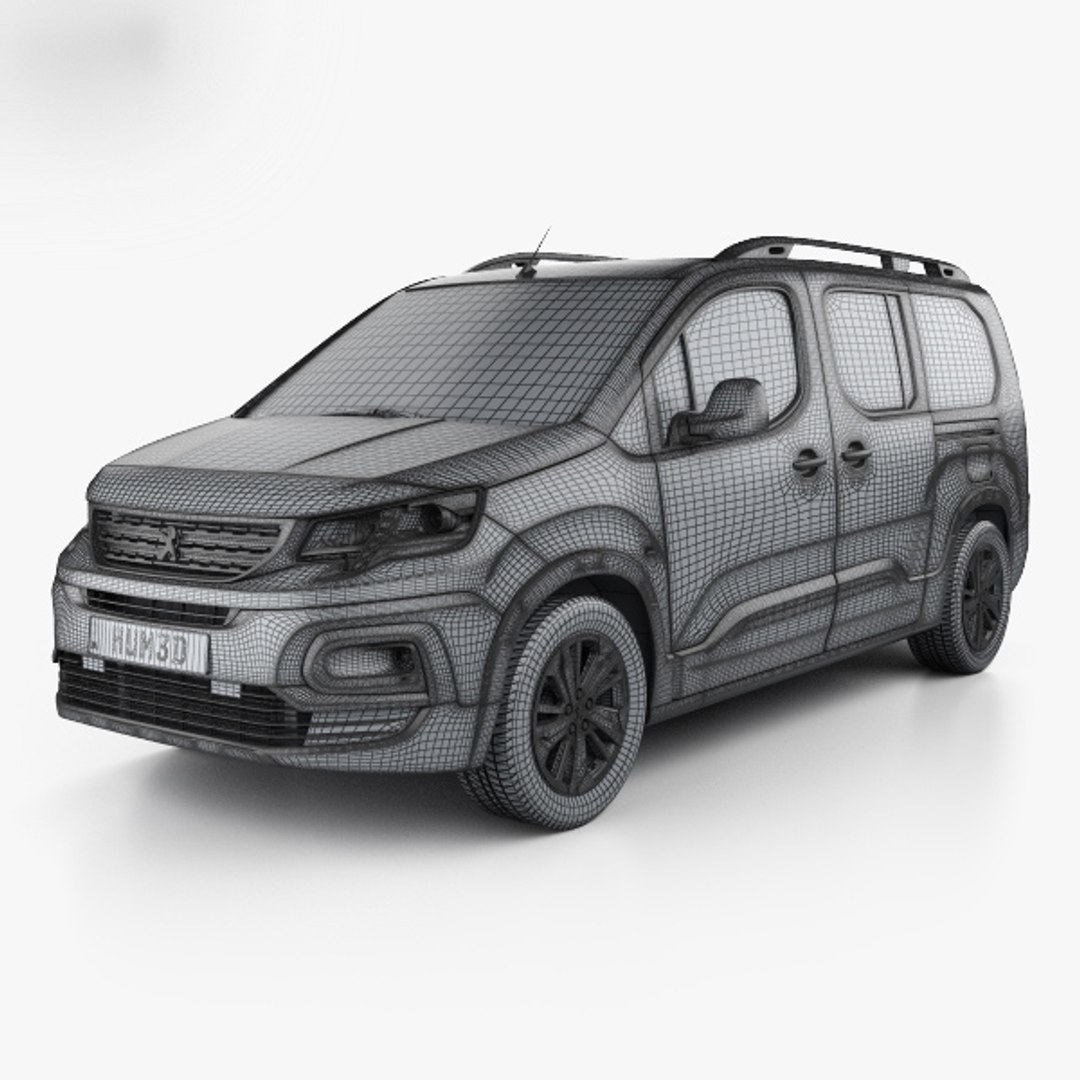 Peugeot rifter long 3D model - TurboSquid 1419955
