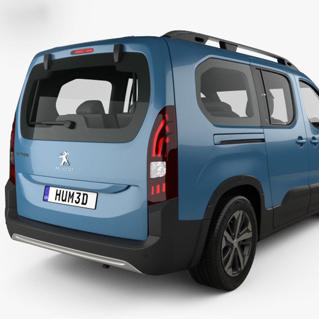 Peugeot rifter long 3D model - TurboSquid 1419955